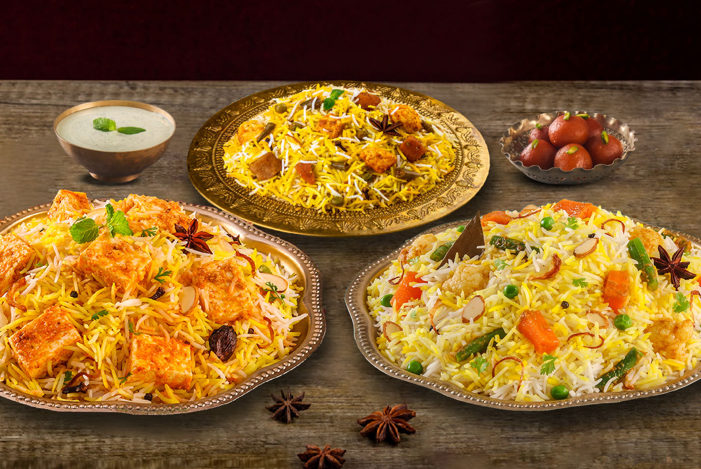 Order Royal Veg Biryani Combo Serves 3 online from Behrouz Biryani